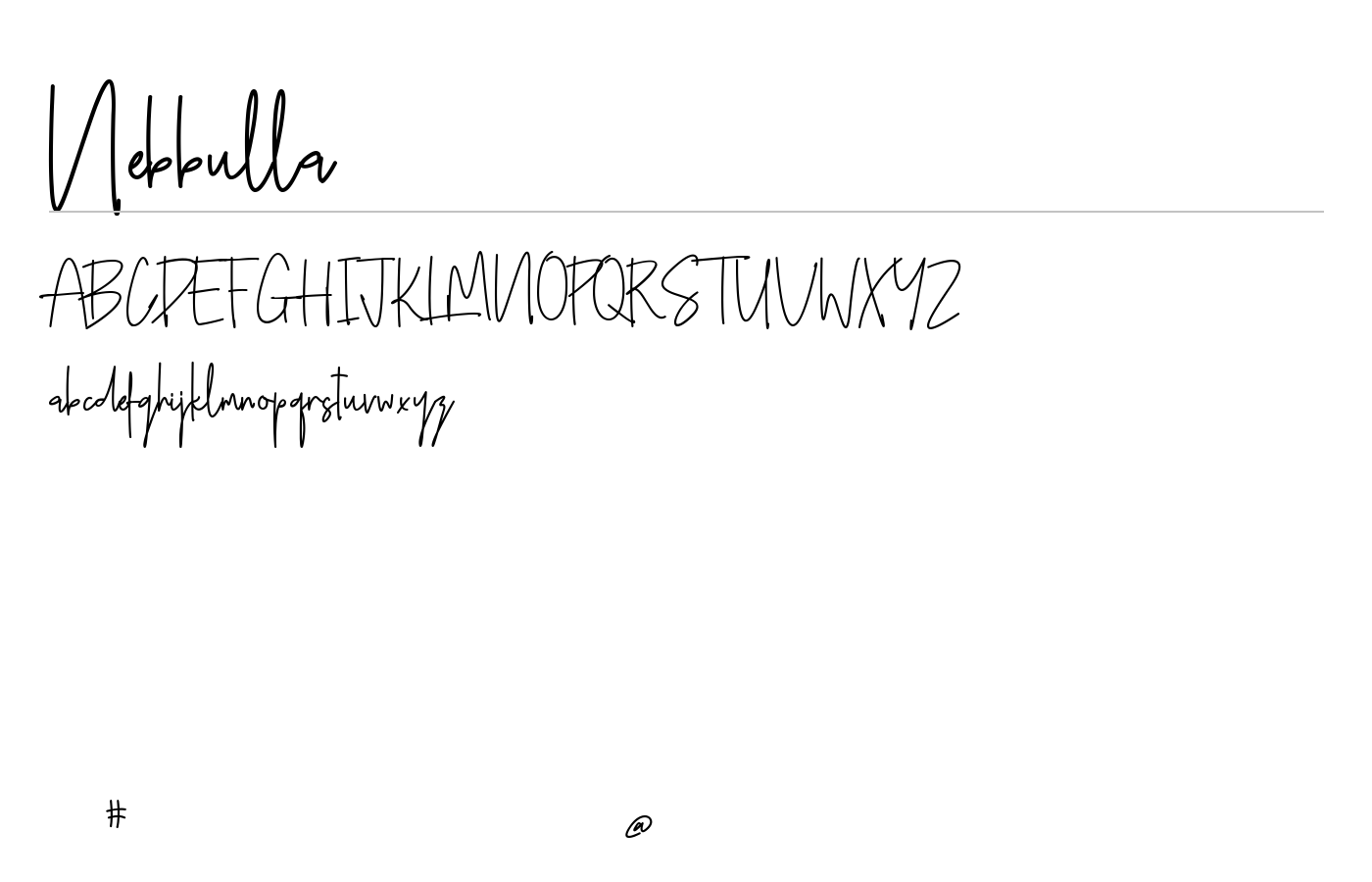 Nebbulla Font Duo Download for Free