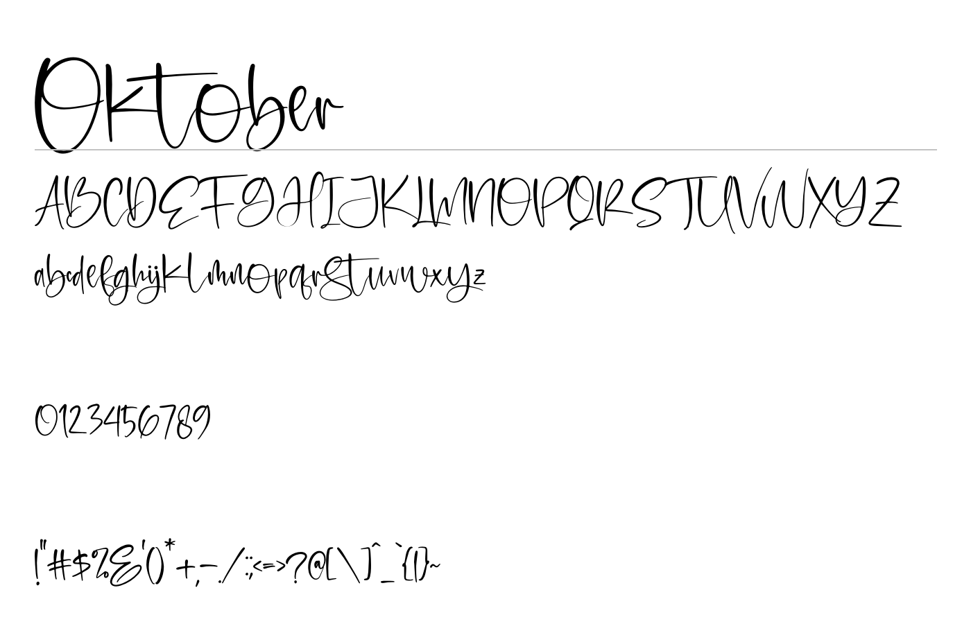 Oktober Font Download for Free