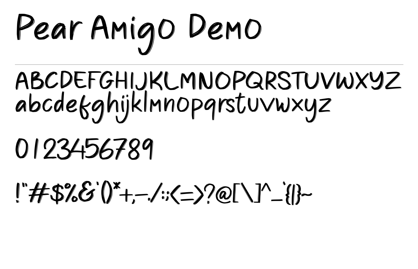 Pear Amigo Font Download for Free