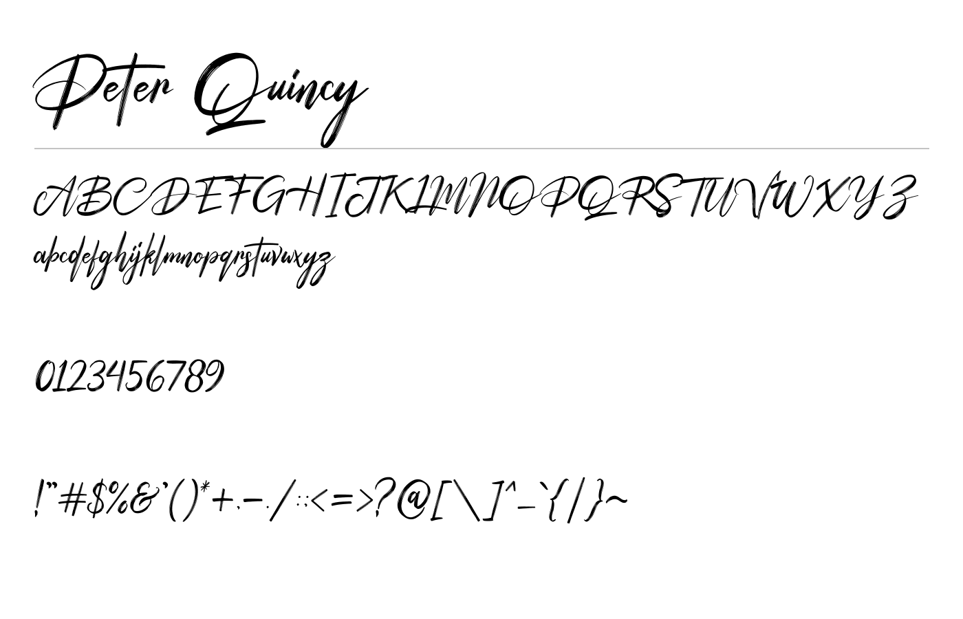 Peter Quincy Font Download for Free