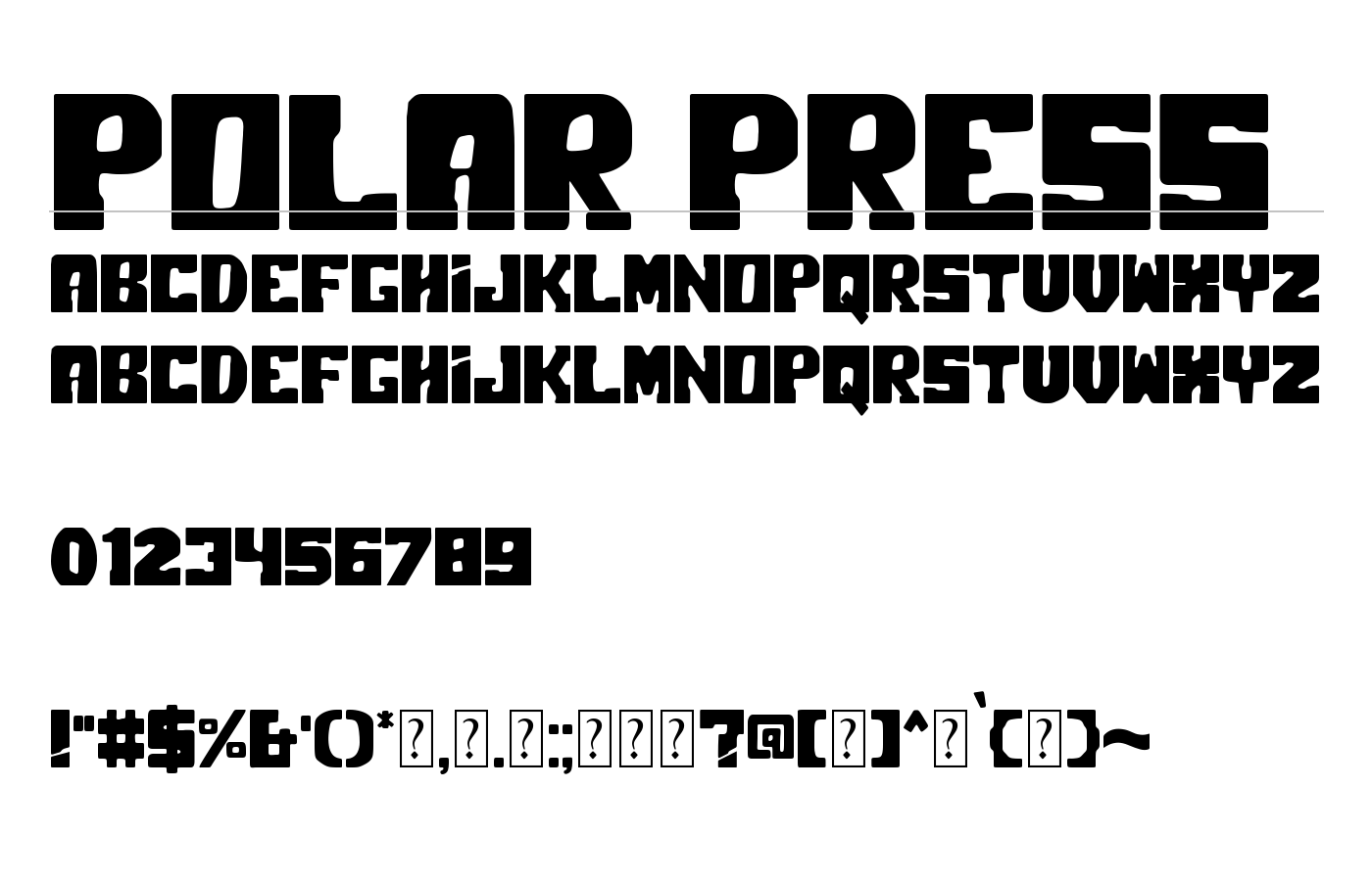 Polar Press Font Download for Free