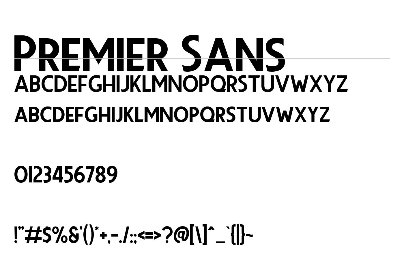 Premier Font Download for Free
