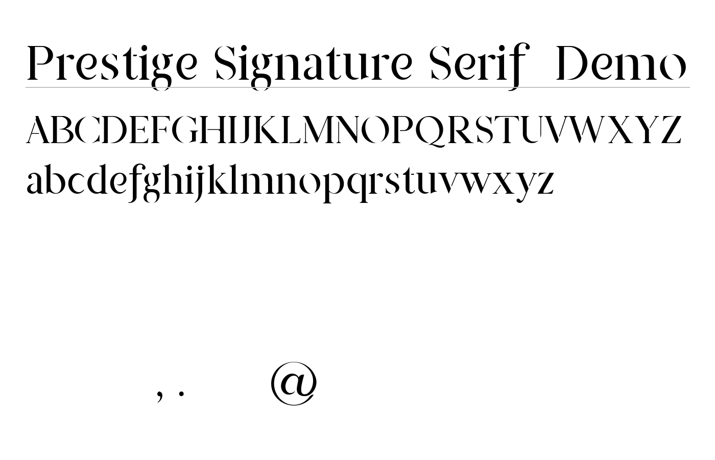 Prestige Signature Font Download for Free