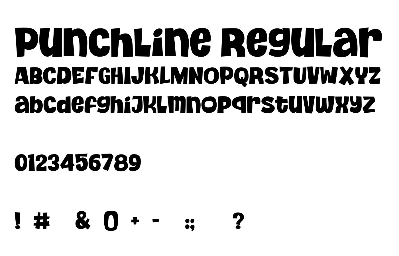 Punchline Font Download for Free