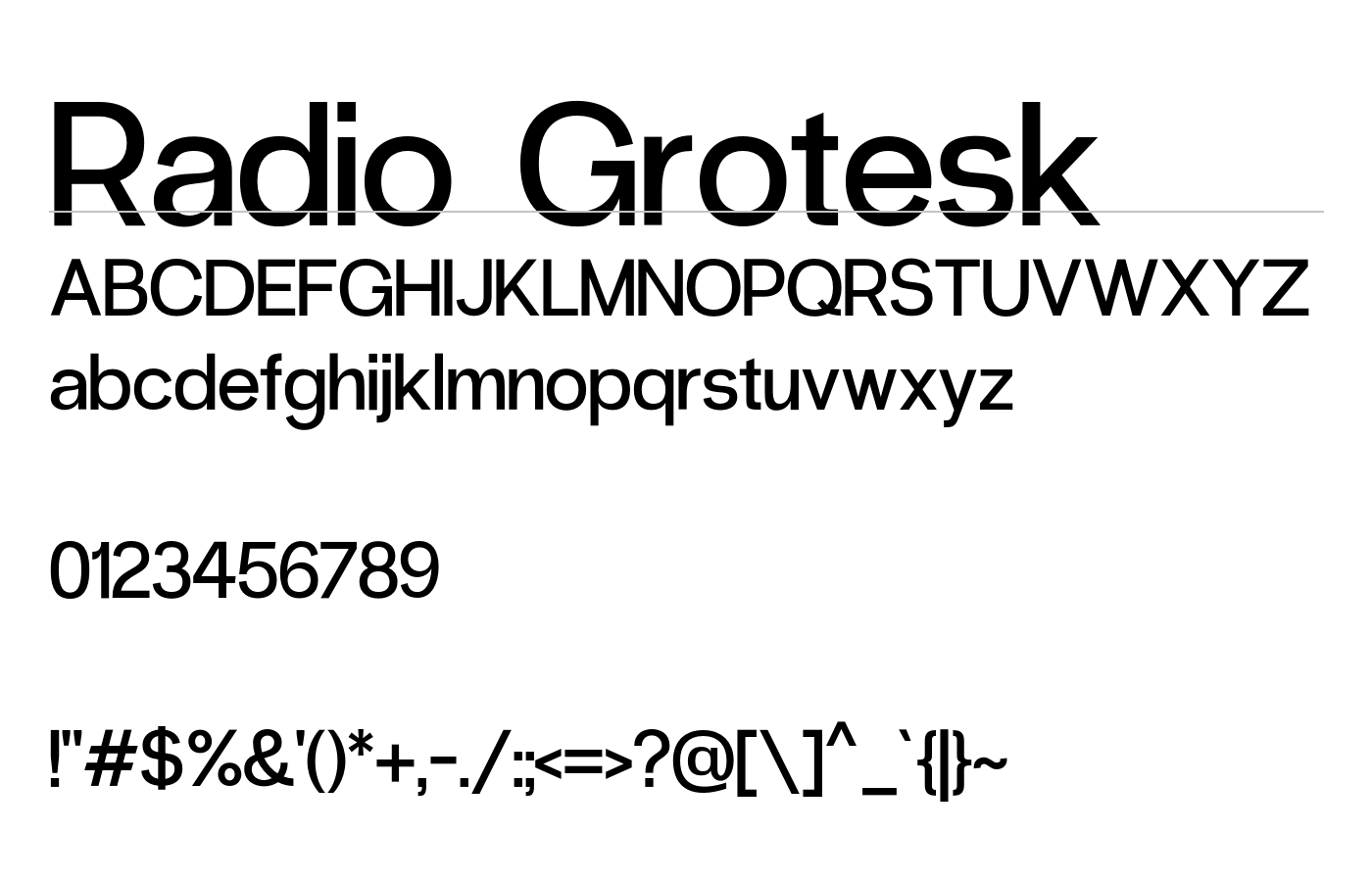 Radio-Grotesk Font Download for Free