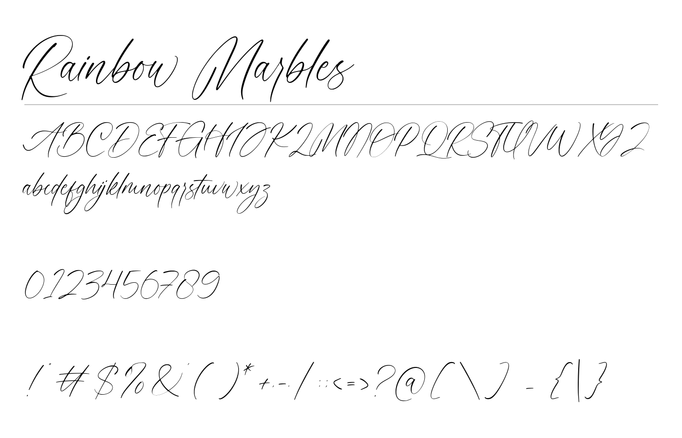 Rainbow Marbles Font Download for Free