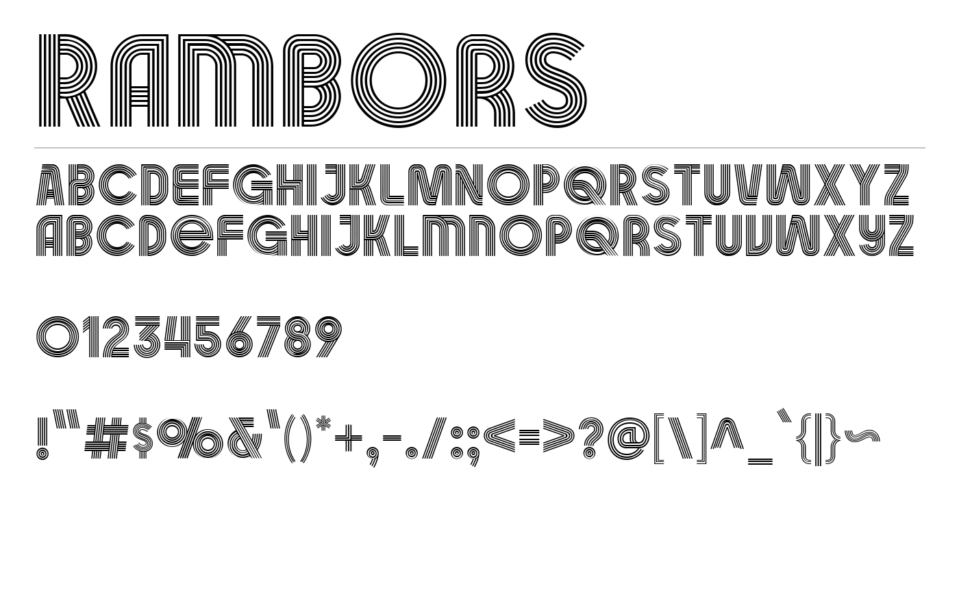 Rambors Font Download for Free