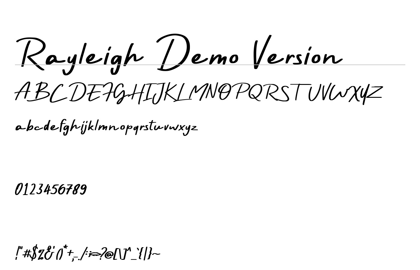 Rayleigh Font Download for Free