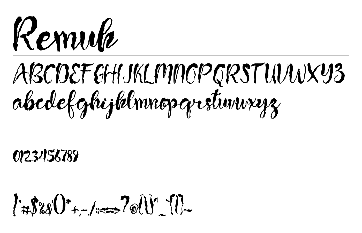 Remuk Font Download for Free