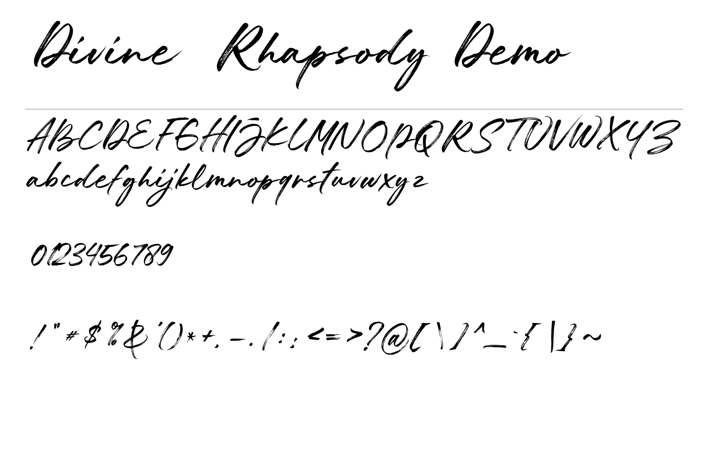 Divine Rhapsody Font Download for Free