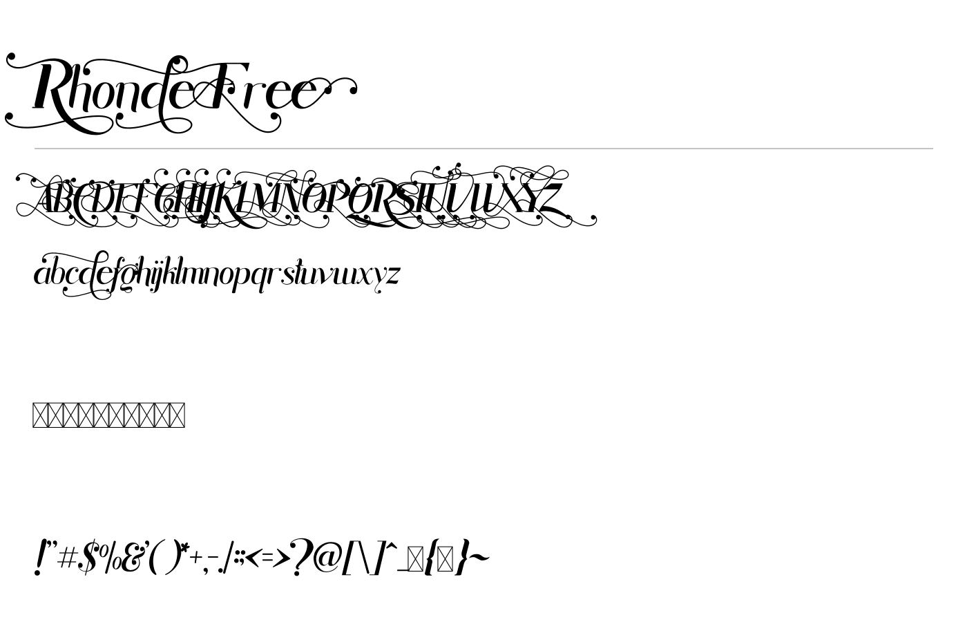 Rhonde Font Download for Free