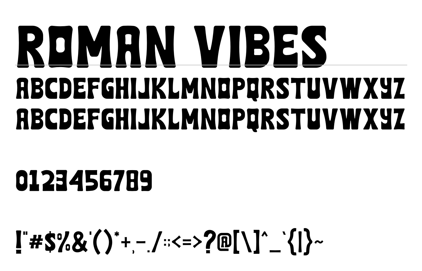 Roman Vibes Font Download for Free