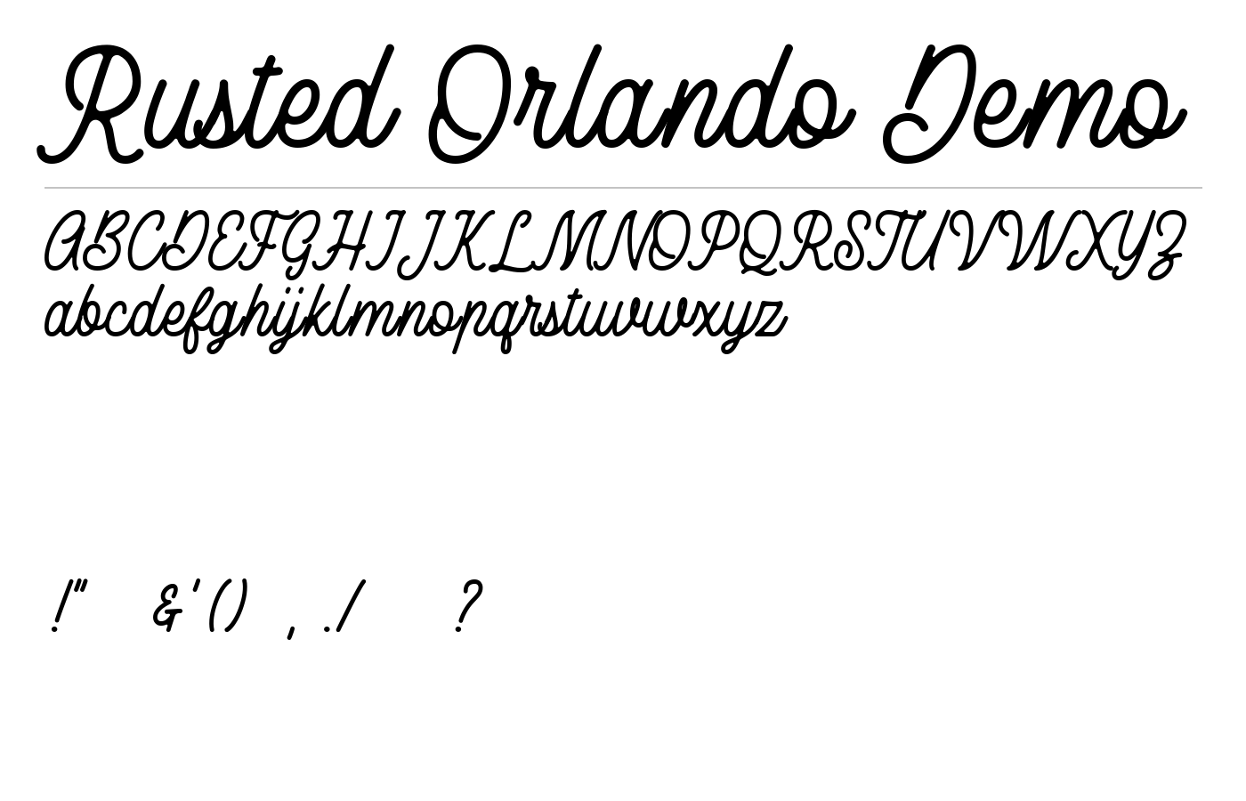 Rusted Orlando Font Download for Free