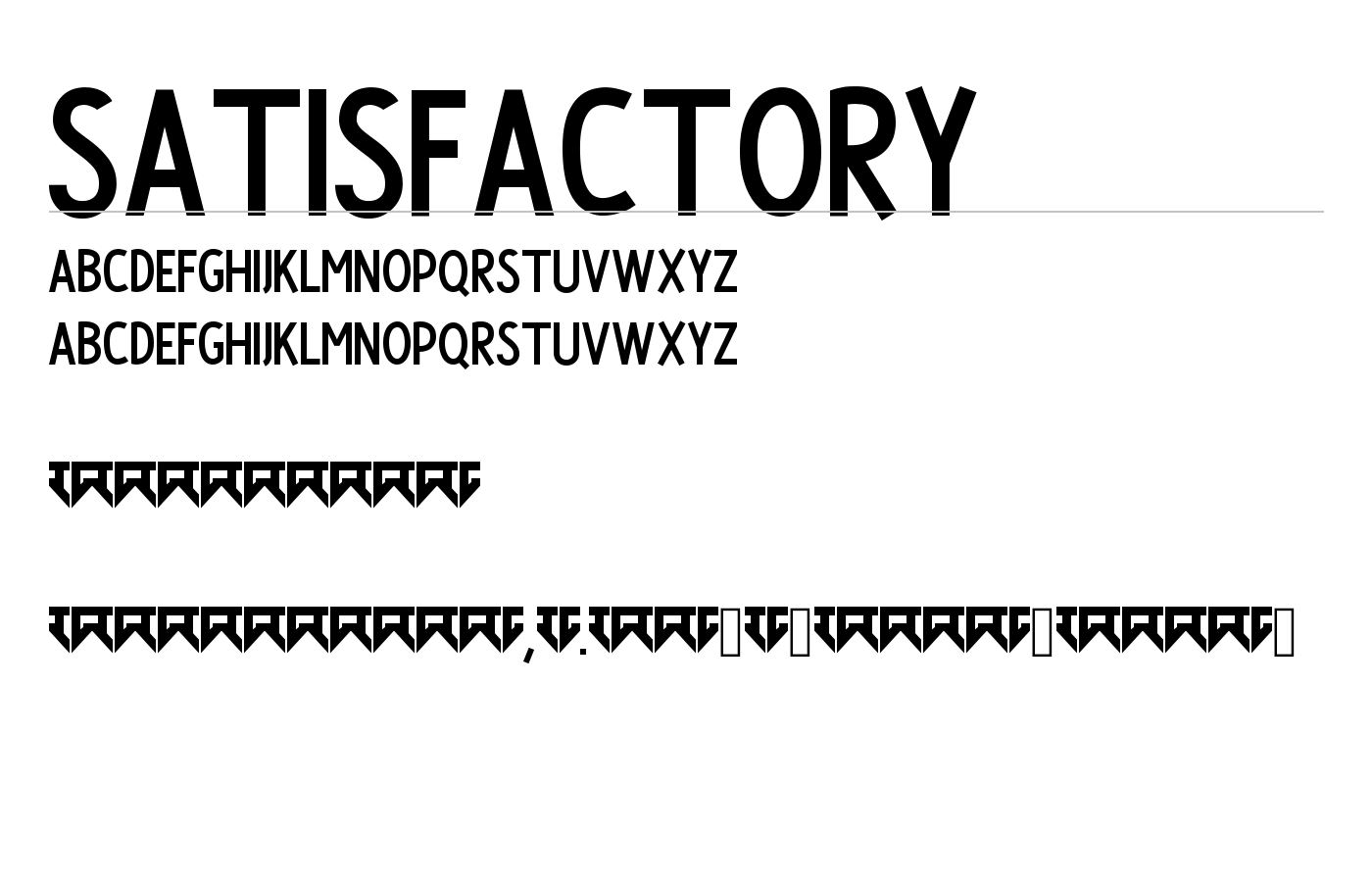 Satisfactory Font Download for Free
