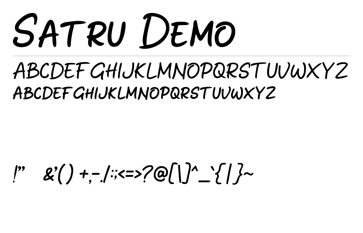 Satru Font Download for Free