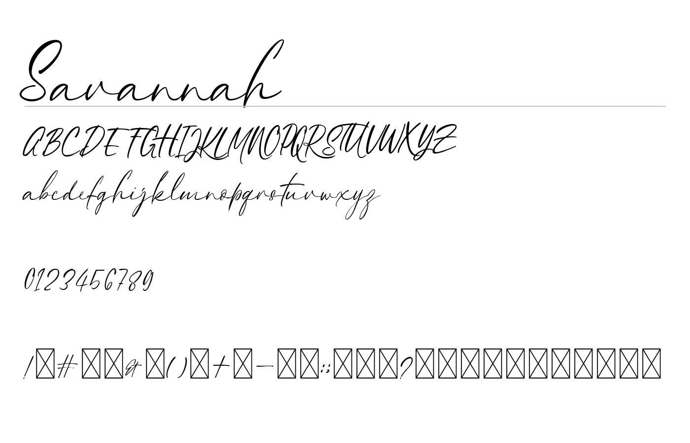 Savannah Font Download for Free