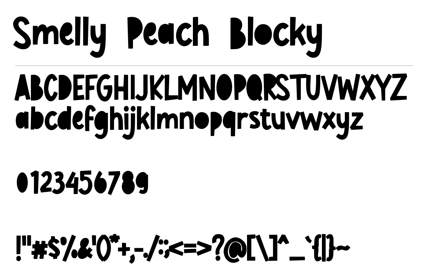 Smelly Peach Font Download for Free