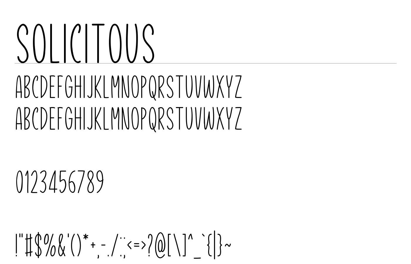 Solicitous Font Download for Free