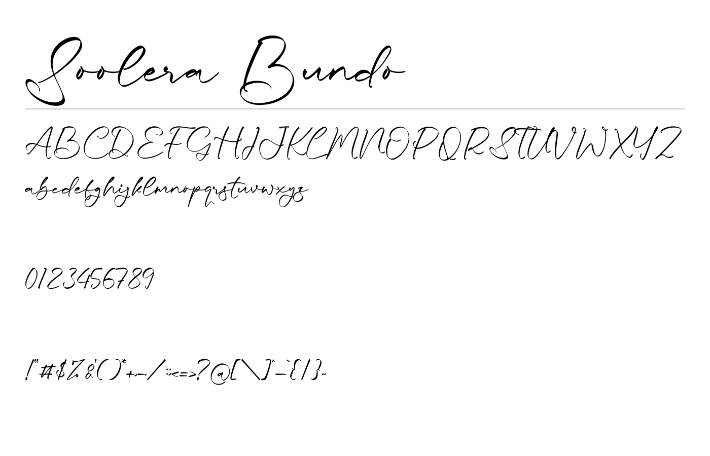 Soolera Bundo Font Download for Free