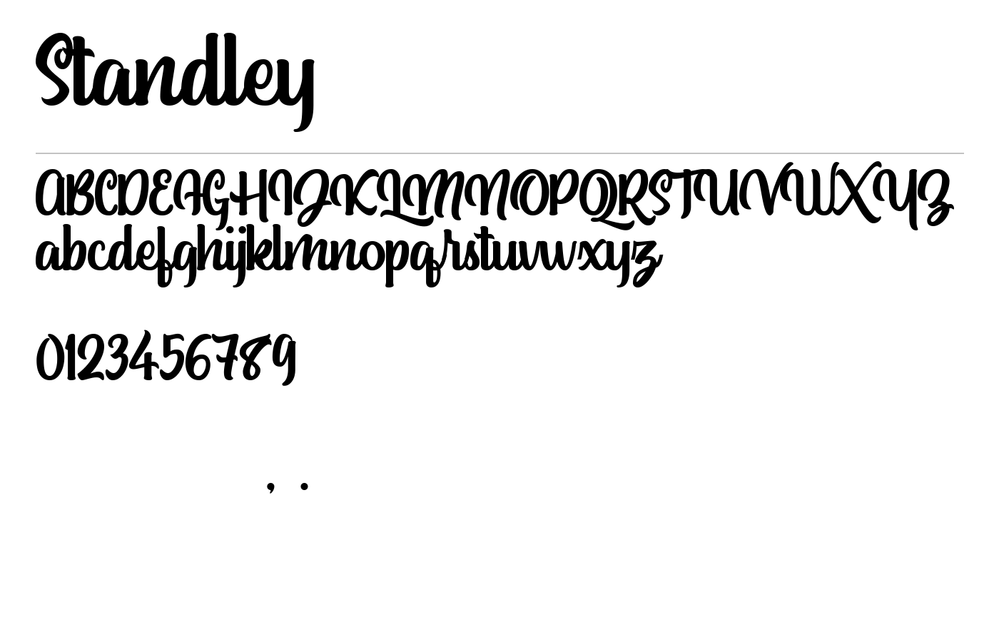 Standley Upright Script Font Download for Free