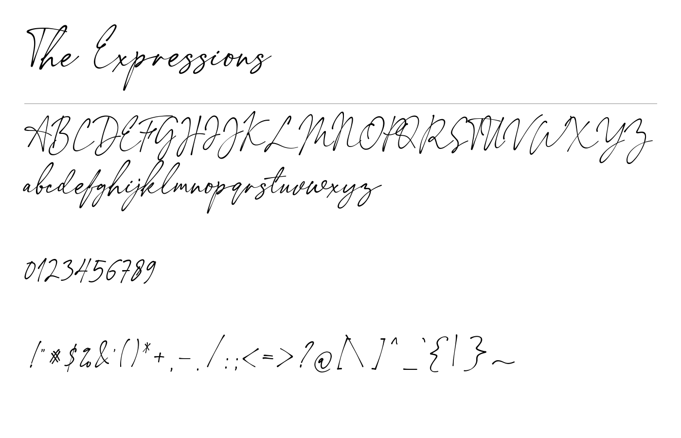 The Expressions Font Download for Free