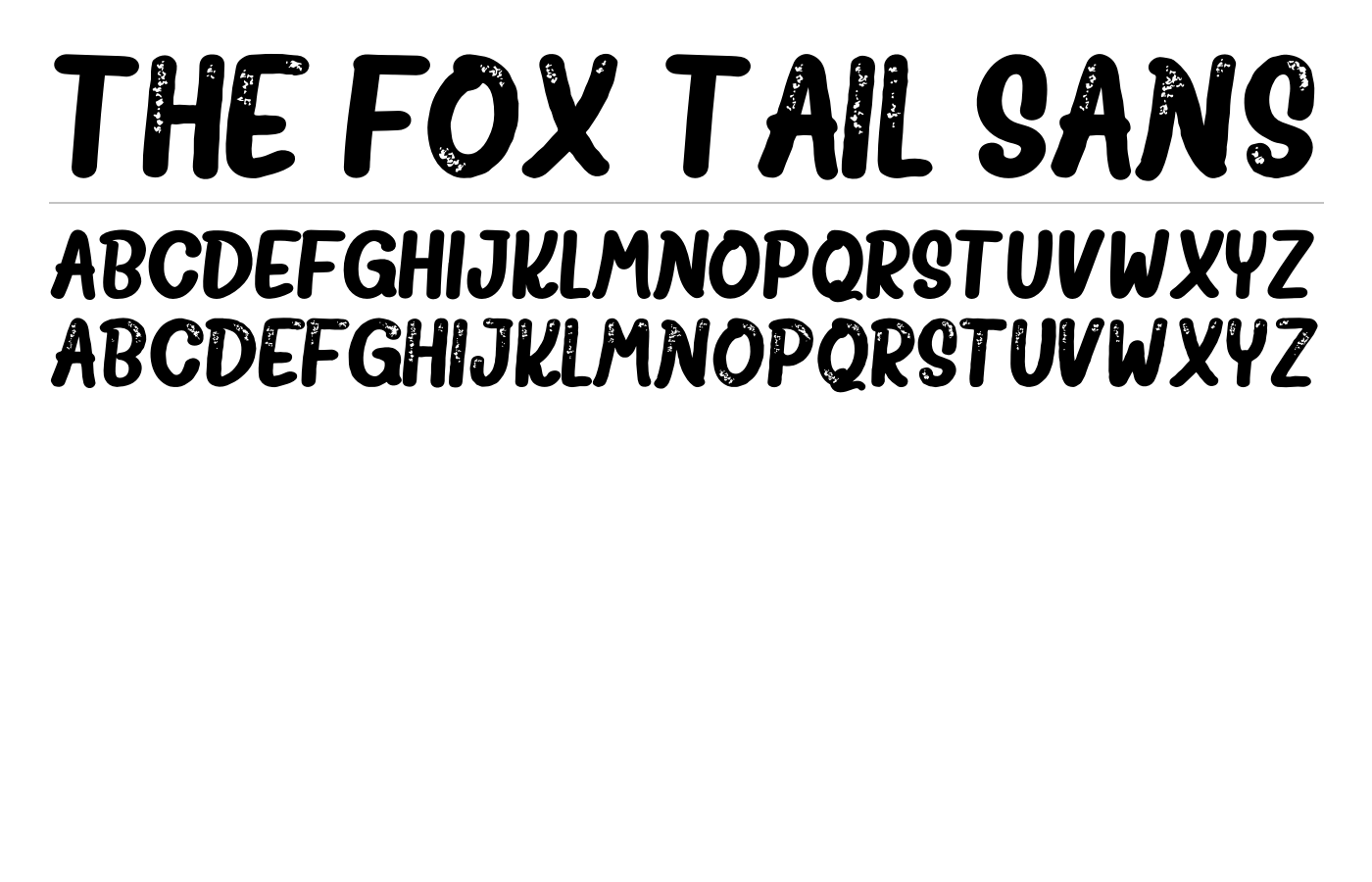 The Fox Tail Font Download for Free