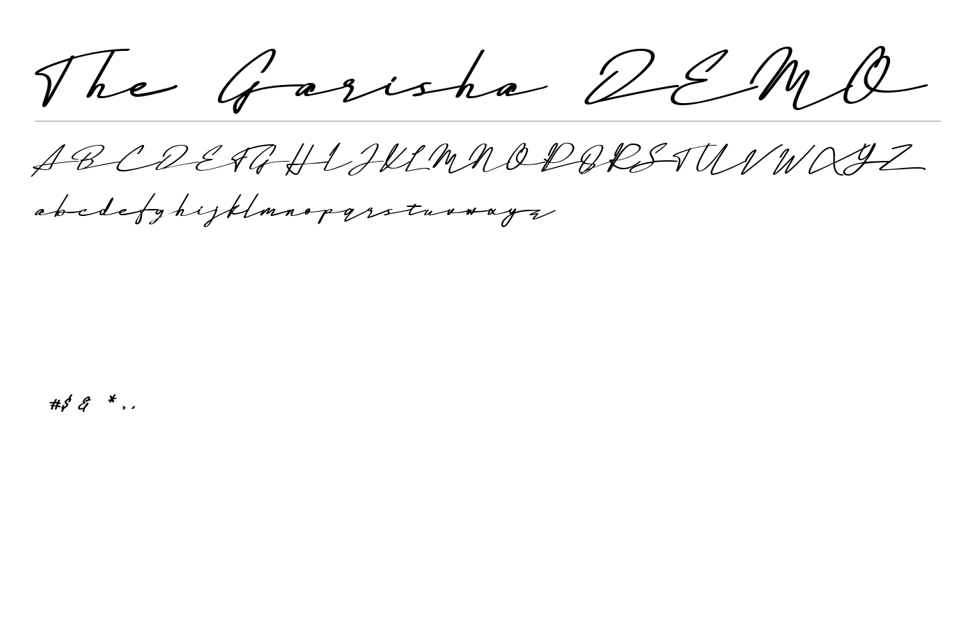 The Garisha Font Download for Free