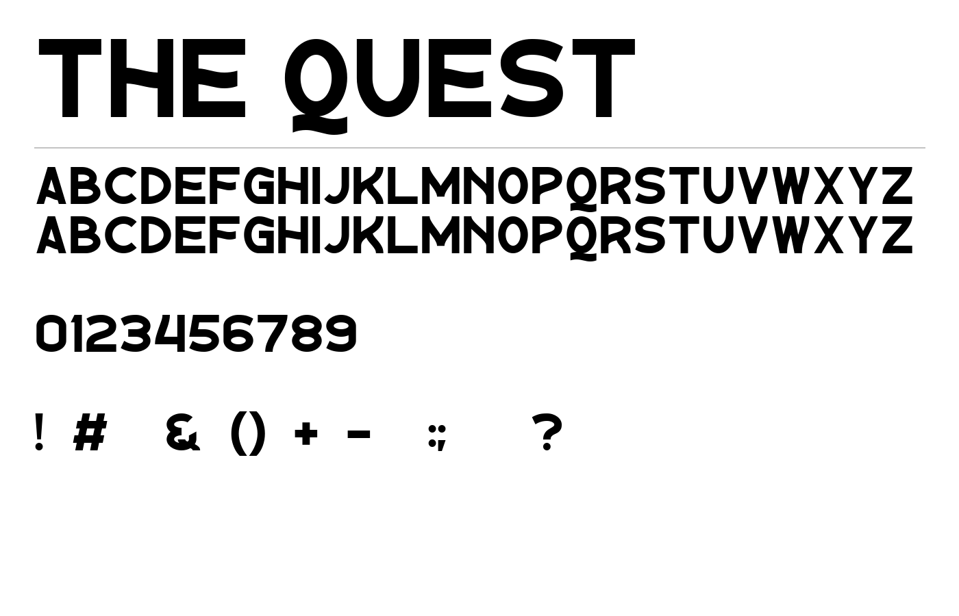 The Quest Font Download for Free