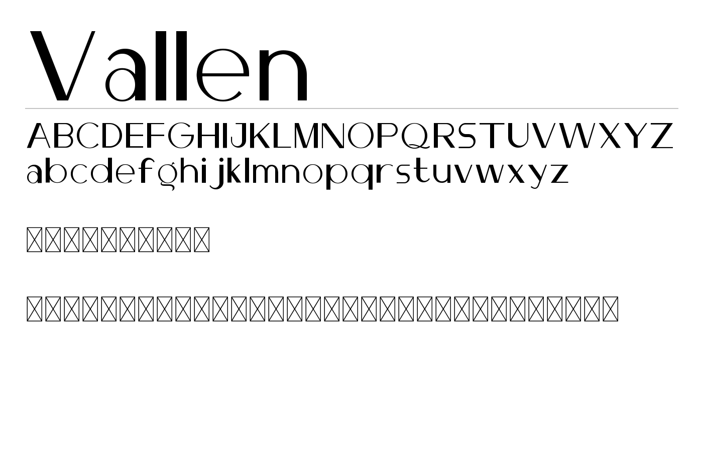Vallèn Sans Font Download for Free