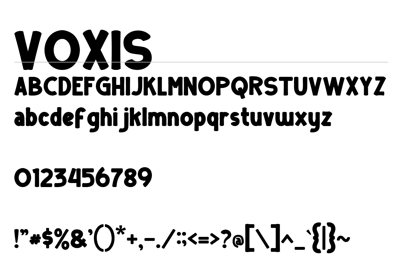 Voxis Font Download for Free