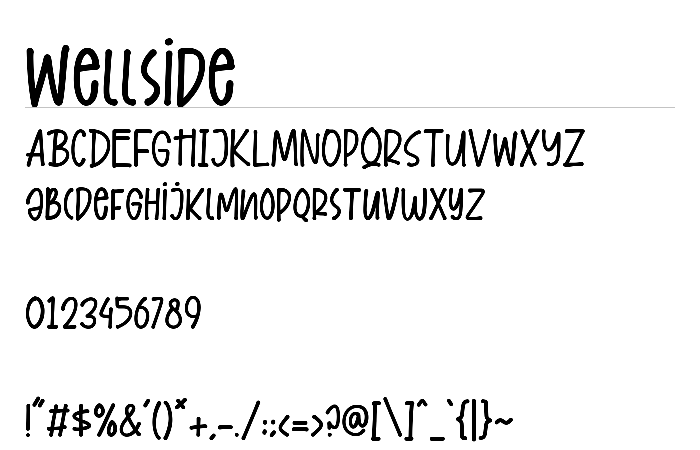 Wellside Font Download for Free