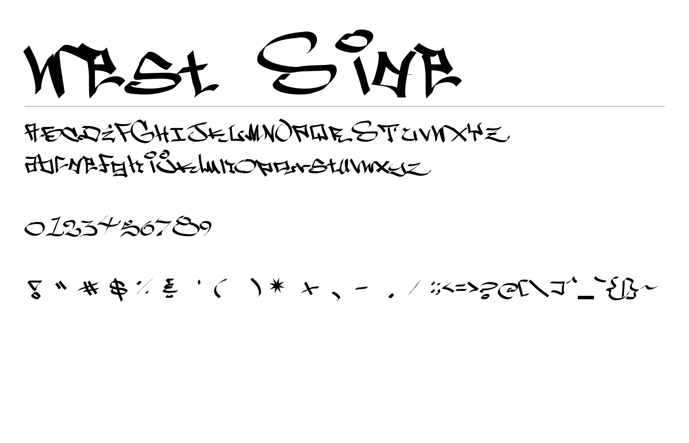 West Side Display Font Download for Free