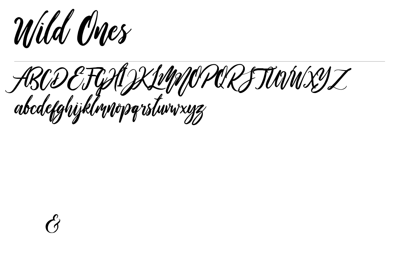 Wild Ones Demo Font Download for Free