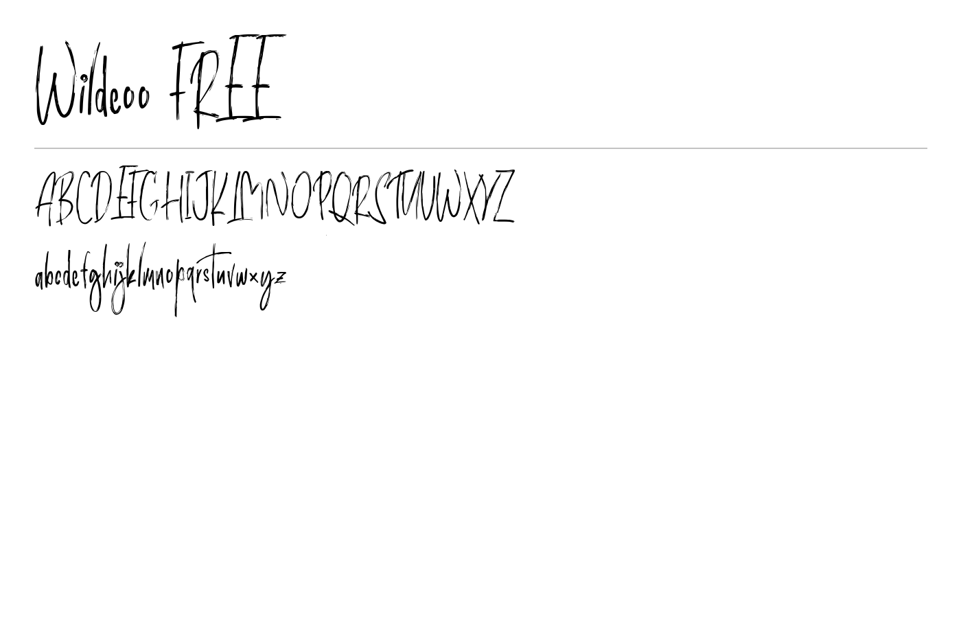 Wildeoo Font Download for Free