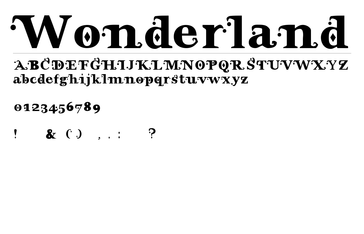 Wonderland Font Download for Free