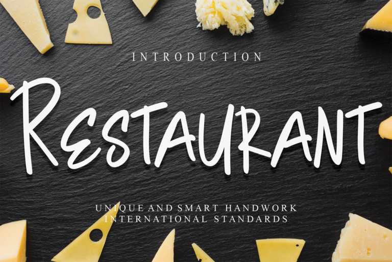 Restaurant Font | Hey, Fonts!