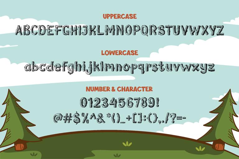 Wooden Log Free Font | Hey, Fonts!