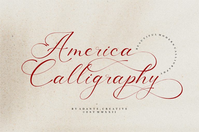 America Calligraphy Free Font | Hey, Fonts!