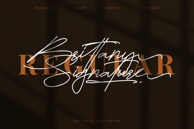 Brittany Signature Font | Hey, Fonts!