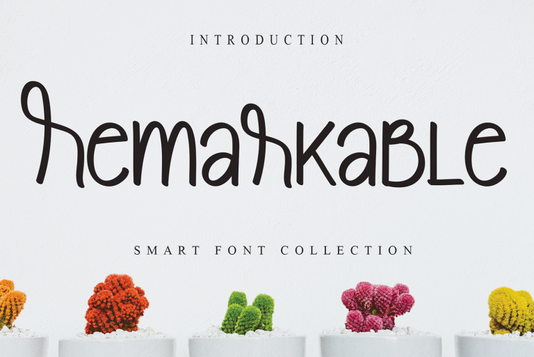 Remarkable Font | Hey, Fonts!