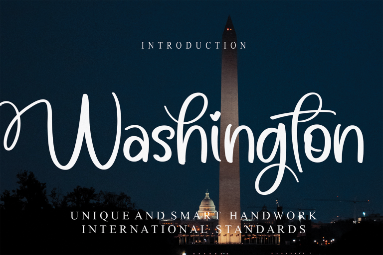 Washington Free Font | Hey, Fonts!
